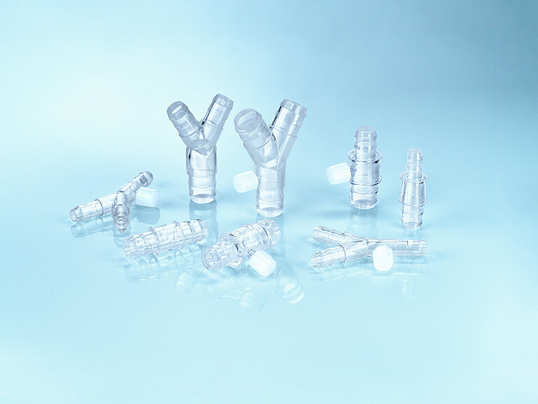 Tubing Connectors made of PC (Polycarbonate) – RAUMEDIC