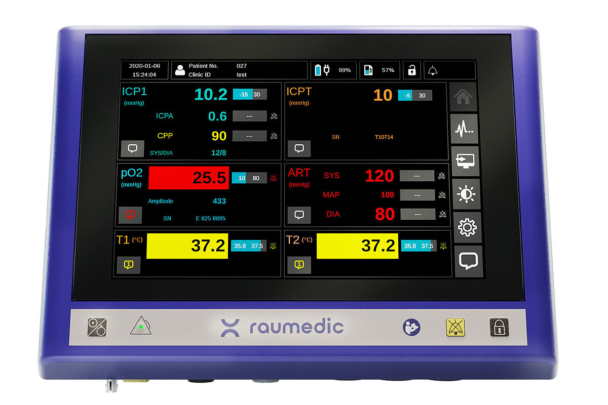 Precise measurement of intracranial pressure – RAUMEDIC