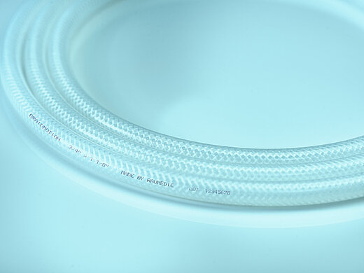 Braided high-pressure silicone tubing for pharmaceutical fluid handling ...