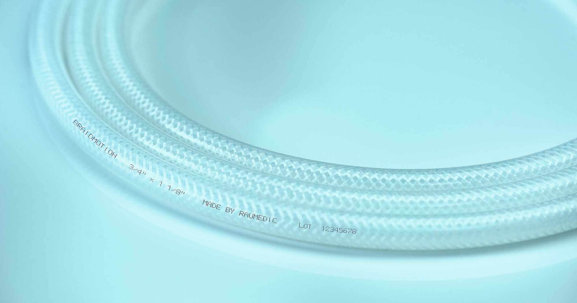 Braided high-pressure silicone tubing for pharmaceutical fluid handling ...